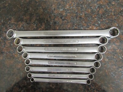 Craftsman USA 8 Pcs Extra Long Box Wrench Set: 3/8 - 1", VV Series, I# ...