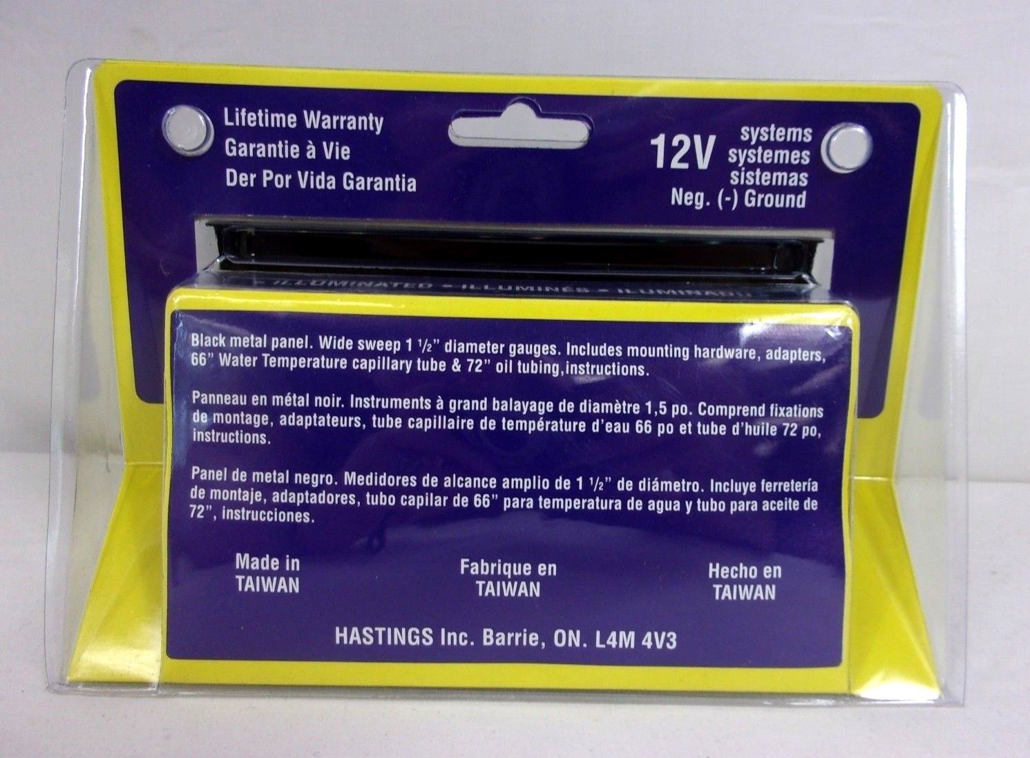 Compact Size Gauge Set Voltmeter Oil Pressure Water Temp | Hastings ...