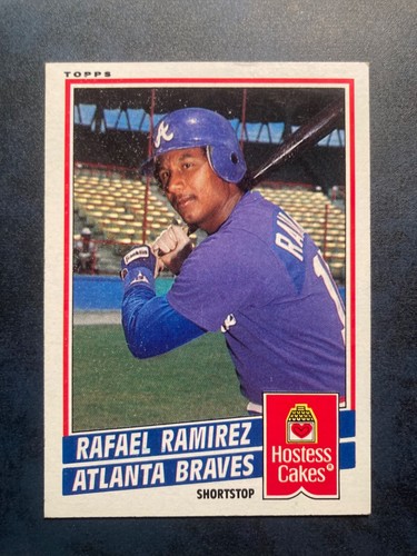 1985 Topps Hostess Cakes Atlanta Braves Rafael Ramirez #20 | eBay