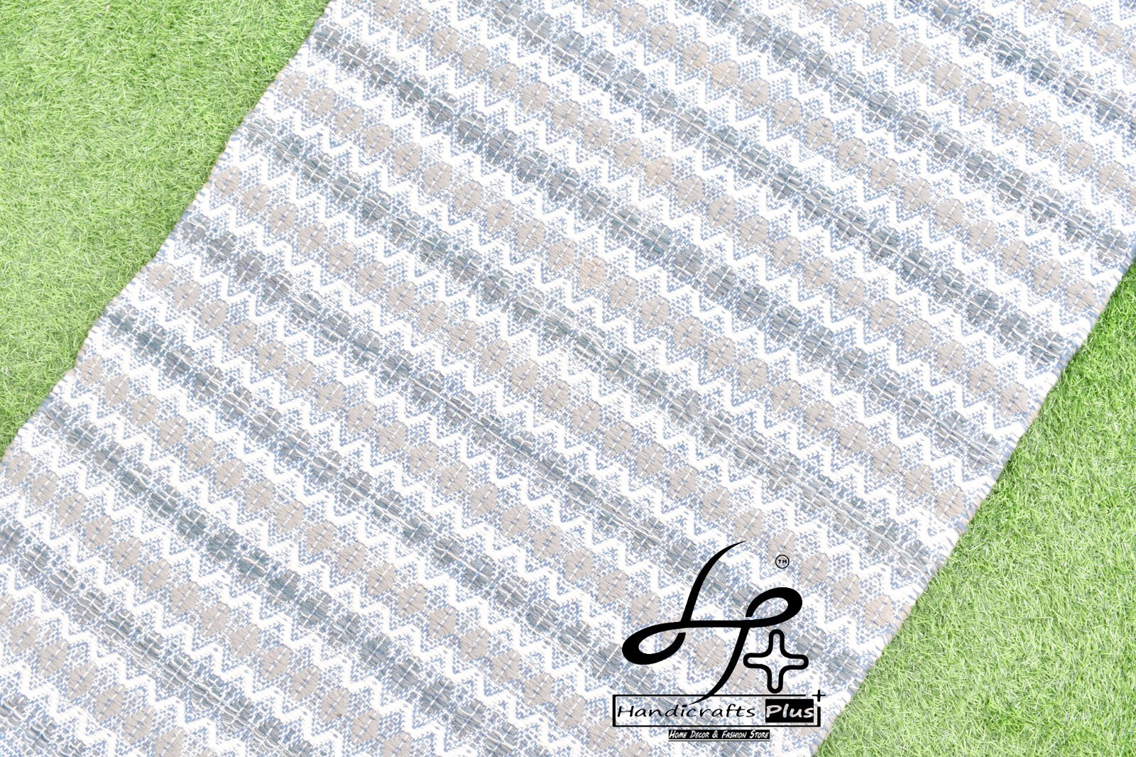 3x5 Ft. Mat Indian Dhurrie Multi Braided Rug Indoor Dari Wool & Cotton ...