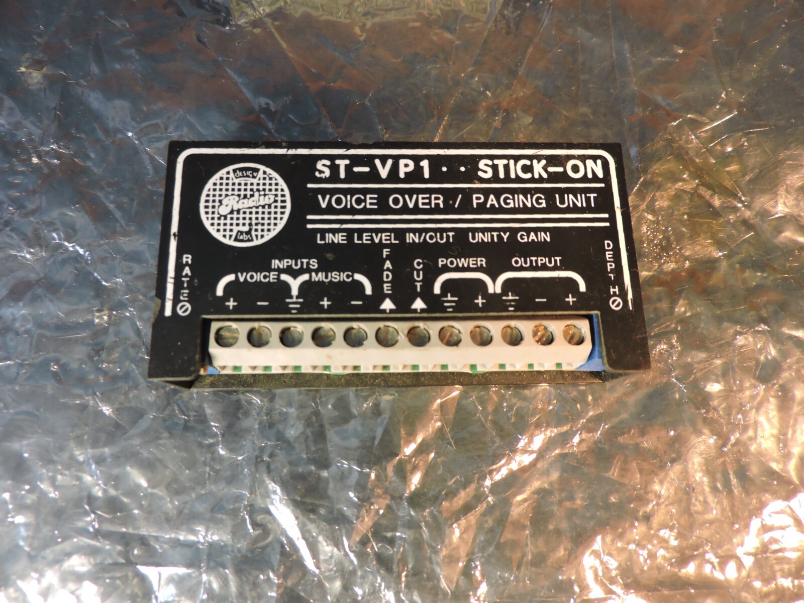 Radio Design Labs RDL Stick-On ST-VP1 Voice Over Paging Module | eBay