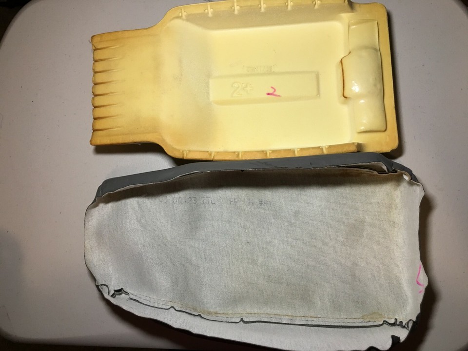 00-05 Buick Lesabre Center Console Armrest Lid 13.5" 14" Cover Foam ...