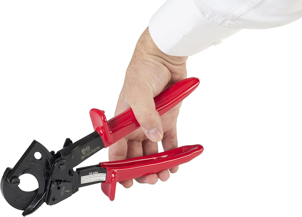 Ratcheting Cable Cutter - Heavy Duty Copper and Aluminum Wire Ratchet ...