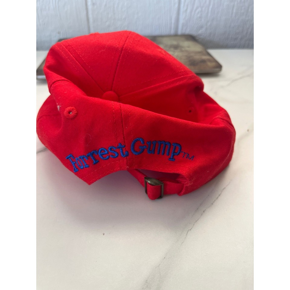 Bubba Gump Shrimp Co Forrest Gump Embroidered Red Baseball Cap Hat ...
