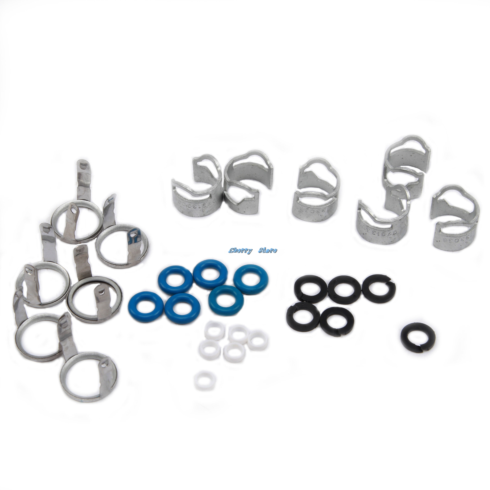 8 Set Fuel Injectors Nozzle Seals Repair O-ring Kit Fit For Audi A5 S5 ...