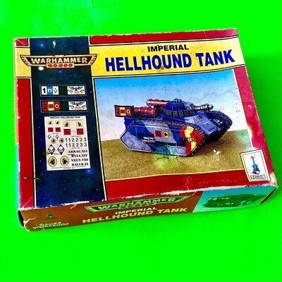 Hellhound Tank 🔥 BOXED 🔥 2nd Edition Warhammer 40k 🔥 RARE 🔥 Imperial ...