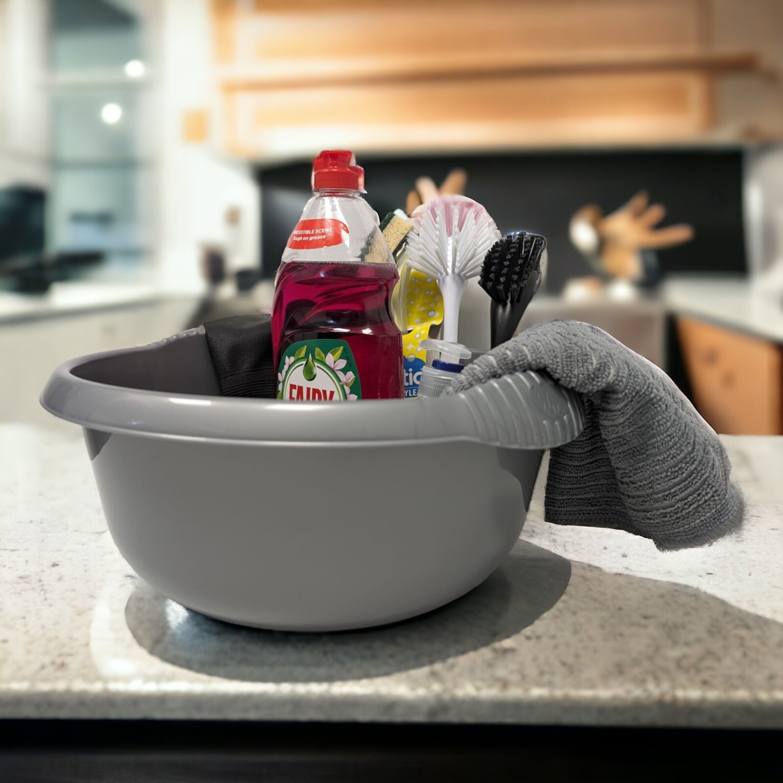 Plastic Storage 32cm Washing Up Sink Bowl Strong Durable Basin Tub ...