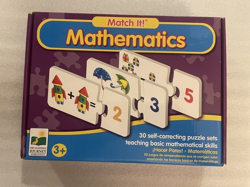 MATCH IT! Mathematics Math STEM Addition Subtraction Game Puzzle Set 3 ...