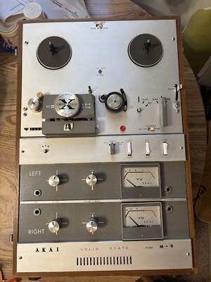 Akai Solid State M-9 M9 Reel to Reel Tape Recorder and Player with ...