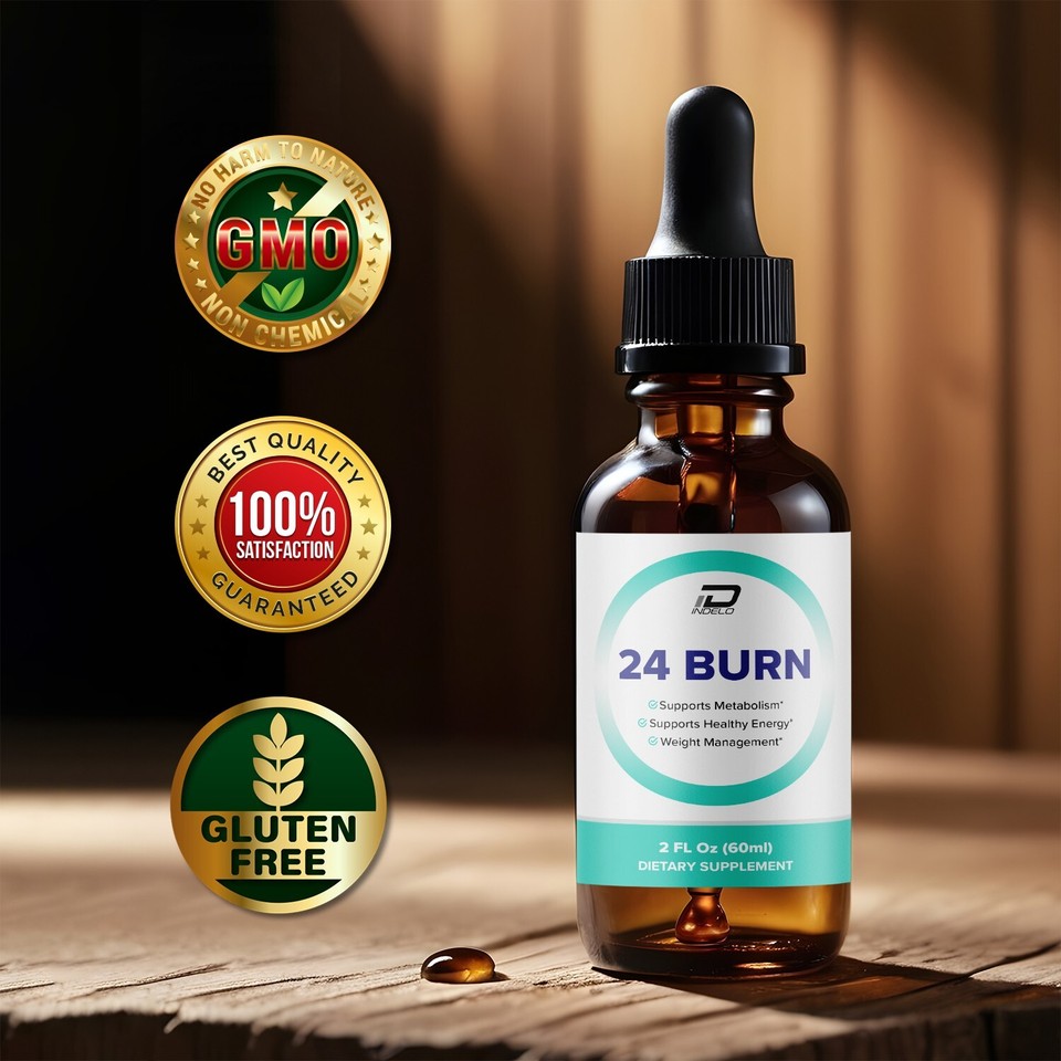 (2 Pack) 24 Burn Metabolism Drops Liquid Supplement - 24Burn Drops ...