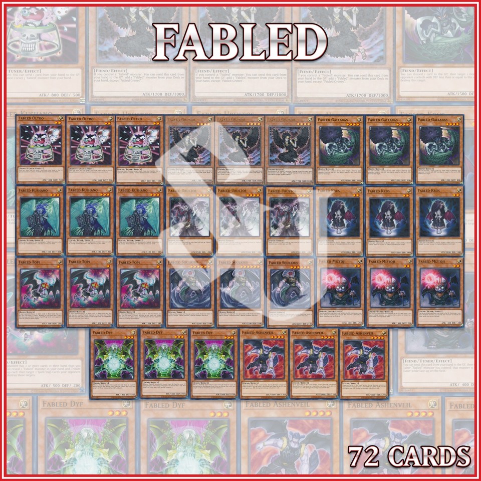 FABLED DECK 72 Ragin Unicore Kudabbi Leviathan Valkyrus Gallabas HAC1 ...