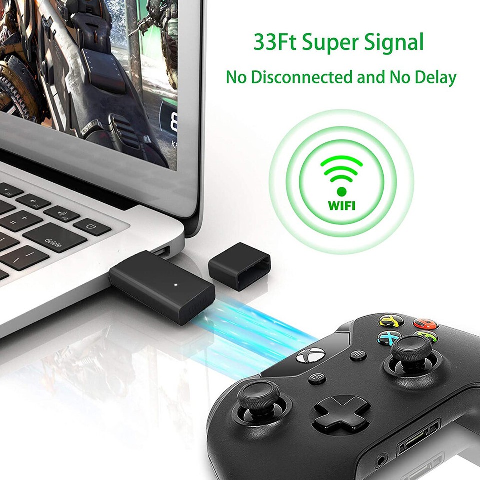For XBOX One Controller Wireless USB Receiver Bluetooth Adapter For PC ...
