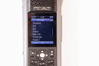 Harris XG-100 Unity P25 Phase II 136-865MHz XG-100P Radio ONLY | eBay