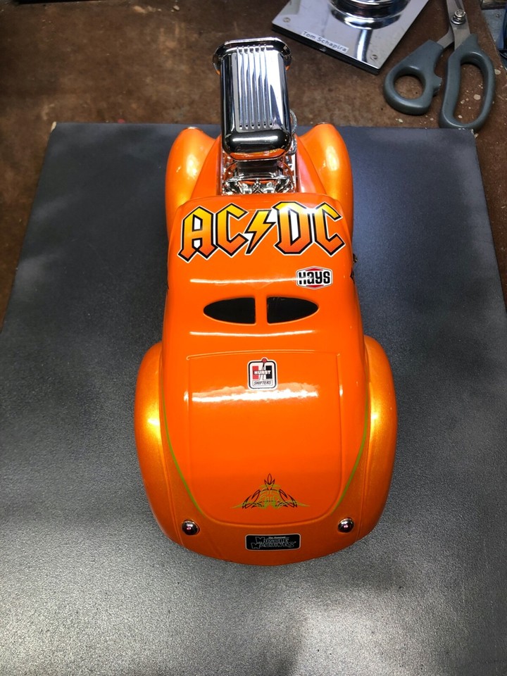 CUSTOM MUSCLE MACHINES 1/18 SCALE DIE CAST 41 WILLYS COUPE AC/DC CAR | eBay