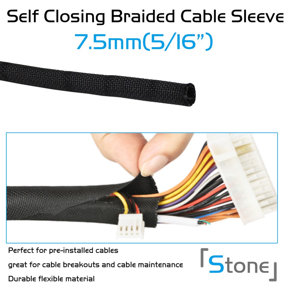 Split Wrap Wire Loom Wiring Harness Heat Resistant Replacement Hot ...