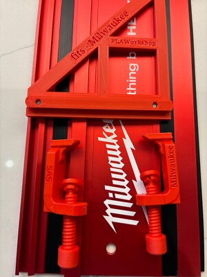 Milwaukee Track Saw Bundle All-In-One Clamp + 45&90 Degree Angle Guide ...