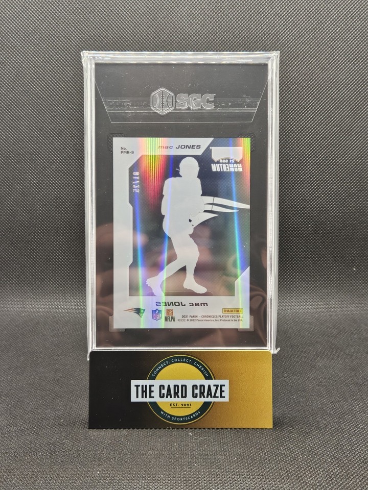 Mac Jones 2021 Panini Chronicles Playoff Momentum Rookie /25 #PMR-9 ...