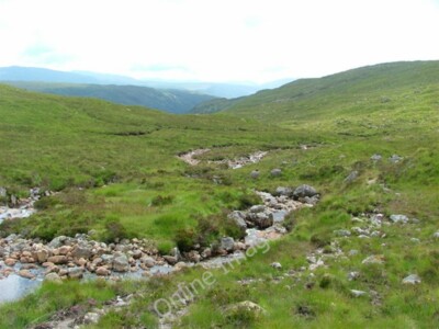 Photo 6x4 Islets on Allt Feith Dhomnhuill Glenhurich The OS 1:25000 has ...