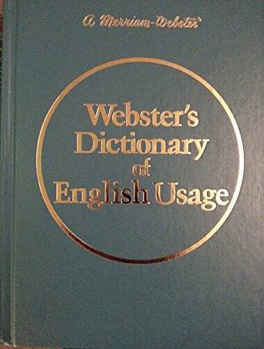 Websters Dictionary of English Usage - Hardcover By Gilman, E Ward - VERY GOOD 9780877790327| eBay