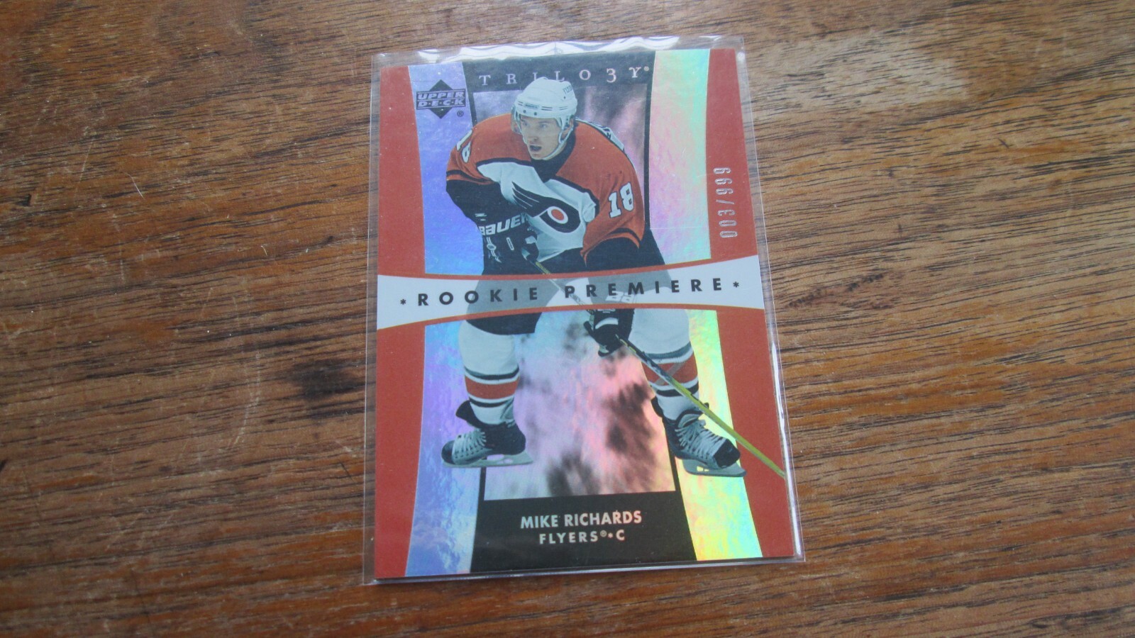 2005-06 TRILOGY HOCKEY MIKE RICHARDS ROOKIE CARD NM-MINT #208 3/999 | eBay