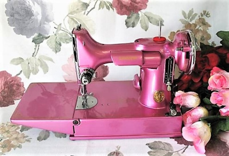 Desk Dave's "PRINCESS PINK" Singer Featherweight 221 Sewing Machine | eBay