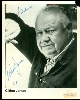 Clifton James (1920-2017) autograph signed photo James Bond J.W ...