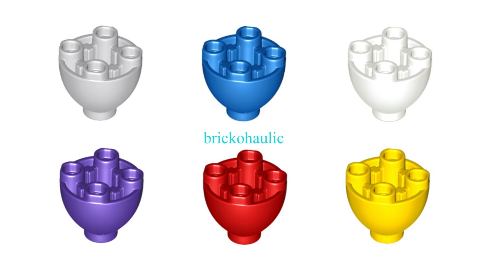 Lego Brick Round 2 x 2 Dome Bottom with Studs Parts Pieces Lot ALL ...