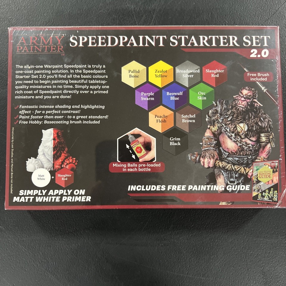 The Army Painter Speedpaint 2.0 Starter Set - Model Paint Set Miniature ...