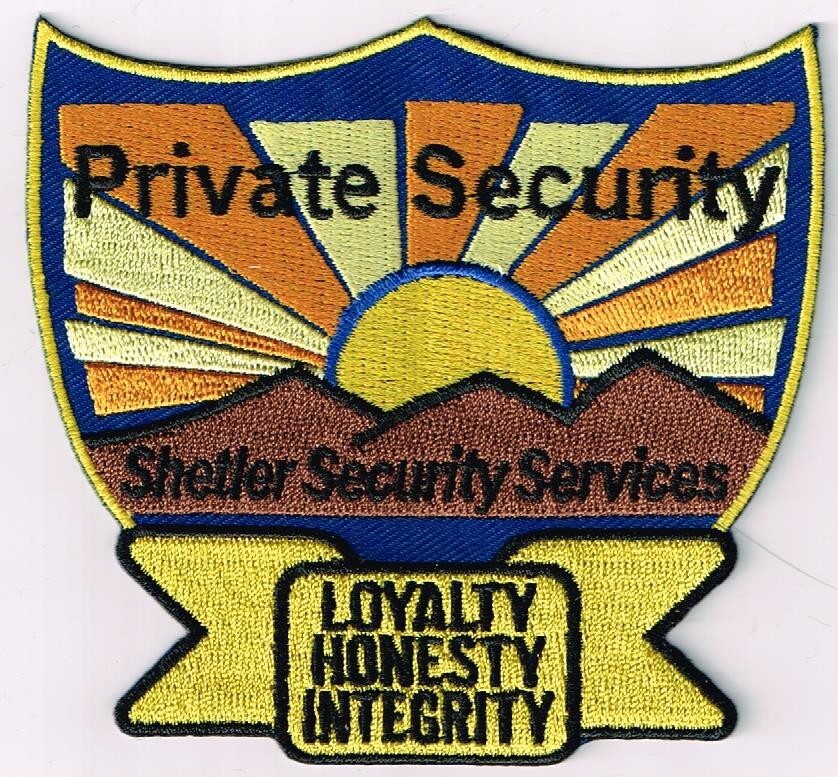 Shelter Security Services patch - Phoenix, Arizona | eBay