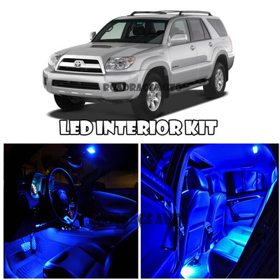 For 02-09 Toyota 4Runner 4 Runner Blue LED Xenon Interior Kit Mirror ...