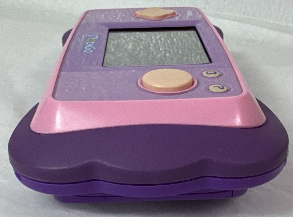 Vtech MobiGo Touch Learning System Pink Purple with 1 Game Tested Works ...