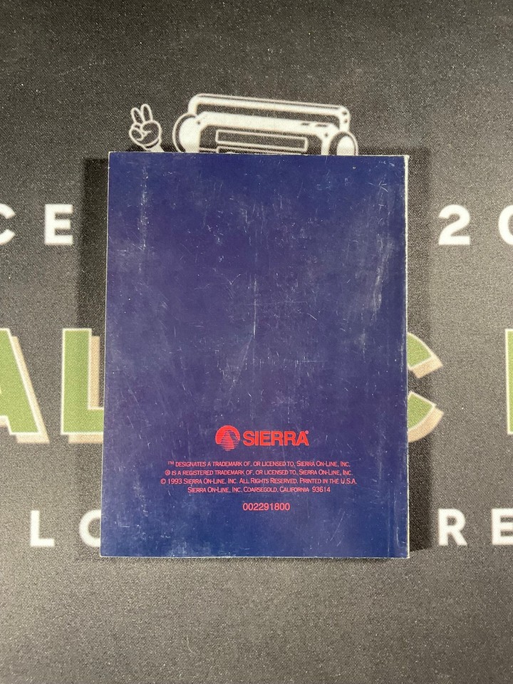 Authentic! Sierra PC Adventure Gabriel Knight Official Hint Book | eBay