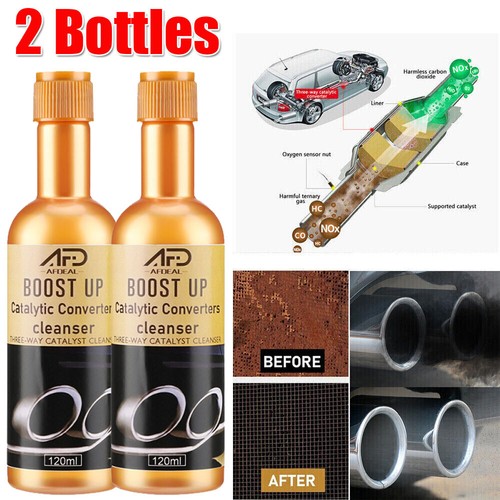 2x Vehicle Engine Catalytic Converter Cleaner Multipurpose Deep ...