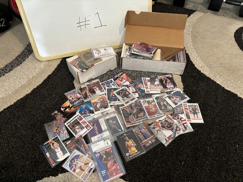 Huge sports card collection lot 10k value Jordan, Lebron, Auto, Graded ...