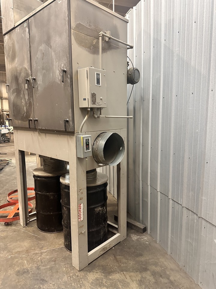 AAF 7.5Hp Dry Dust Collector Air Pulsed 18 Cartridge 460V | eBay