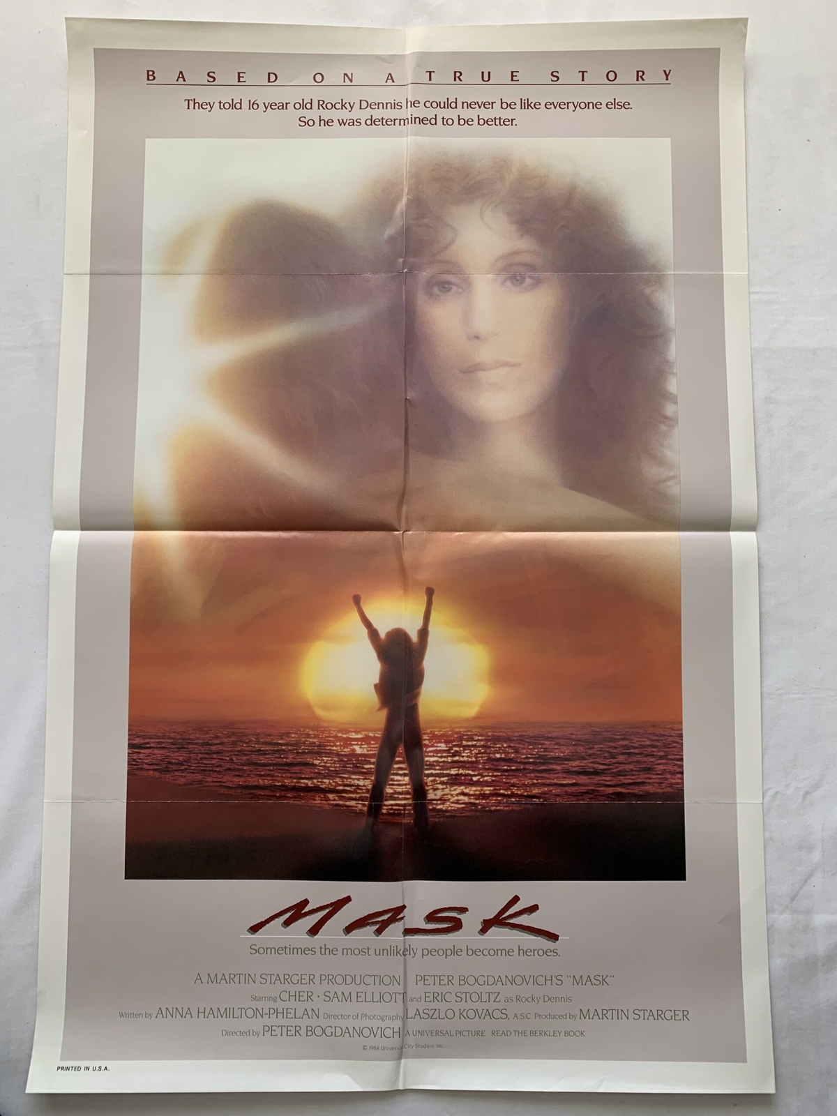 Mask, 1984 Vintage original one sheet movie poster, Biography/Drama | eBay
