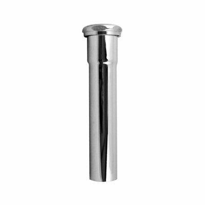 22 Gauge 1-1/4 Inch x 6 Inch Chrome Plated Brass Tubular Extension Tube ...