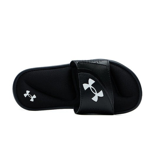 Under Armour Ignite 6 Sl Slide Sandals (3022711 003) Black White - Mens ...