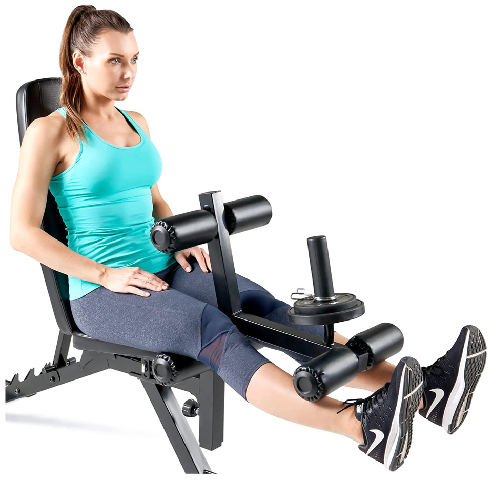 Weight Benches for Home Gym 6 Position Leg Extension Leg Curl Press ...