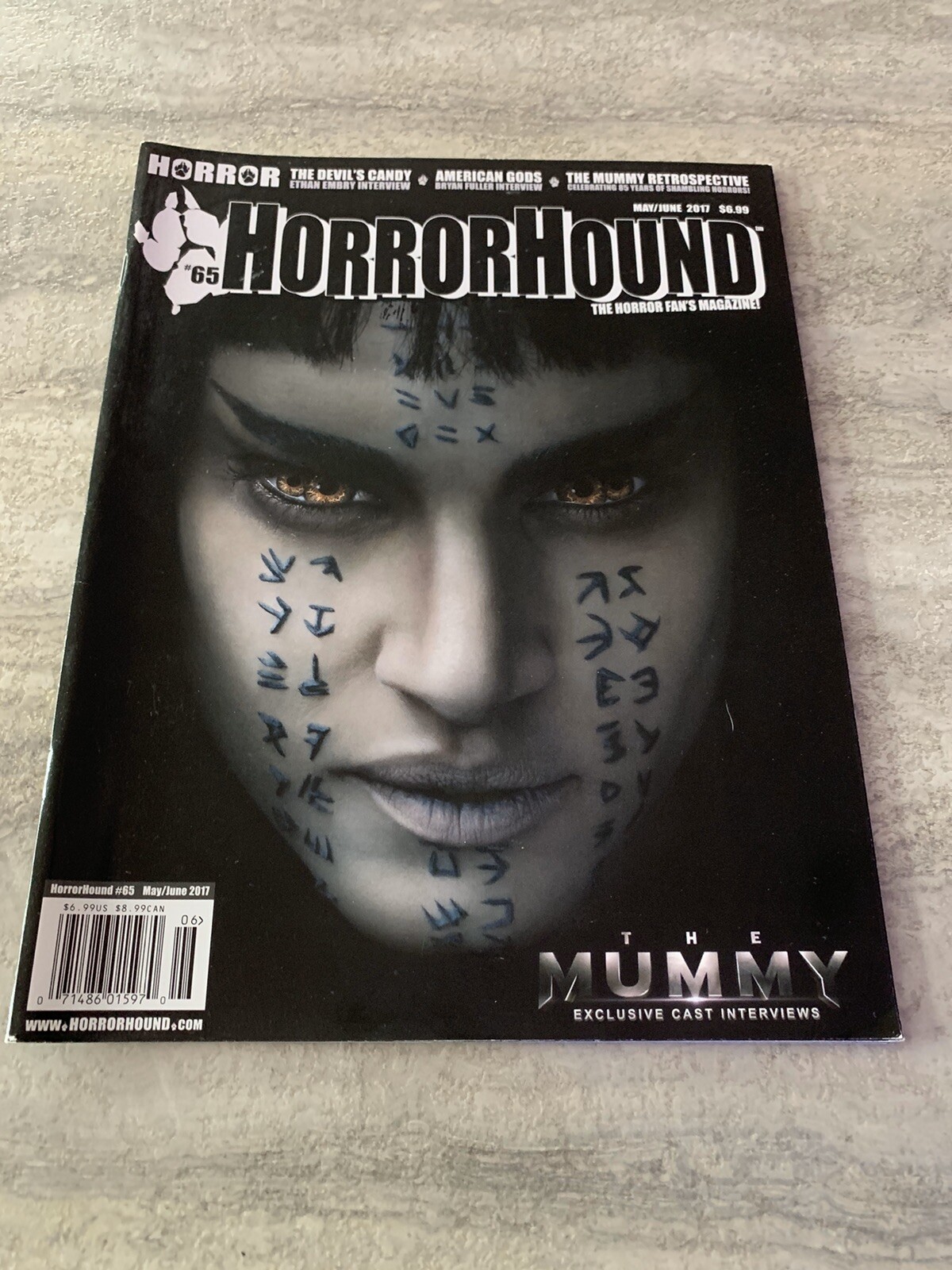 HorrorHound Magazine ~ May June 2017 # 65 ~ The Mummy | eBay
