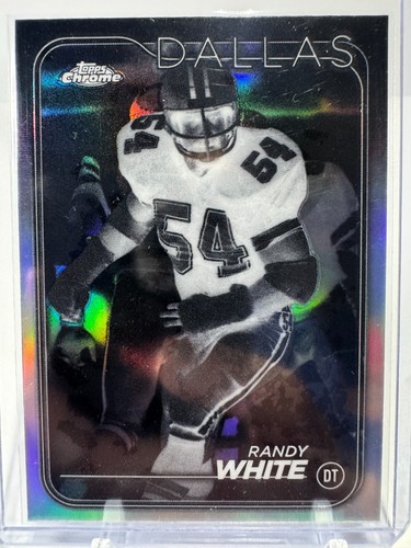 2024 Topps Chrome Football NEGATIVE REFRACTOR #48 Randy White | eBay