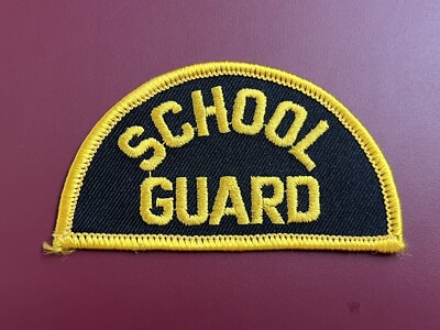 Vintage “School Guard” Souvenir Patch | eBay