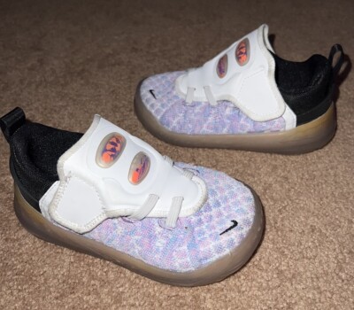 Nike Lebron 18 Toddler Size 7C Graffiti Purple Sneakers Shoes | eBay