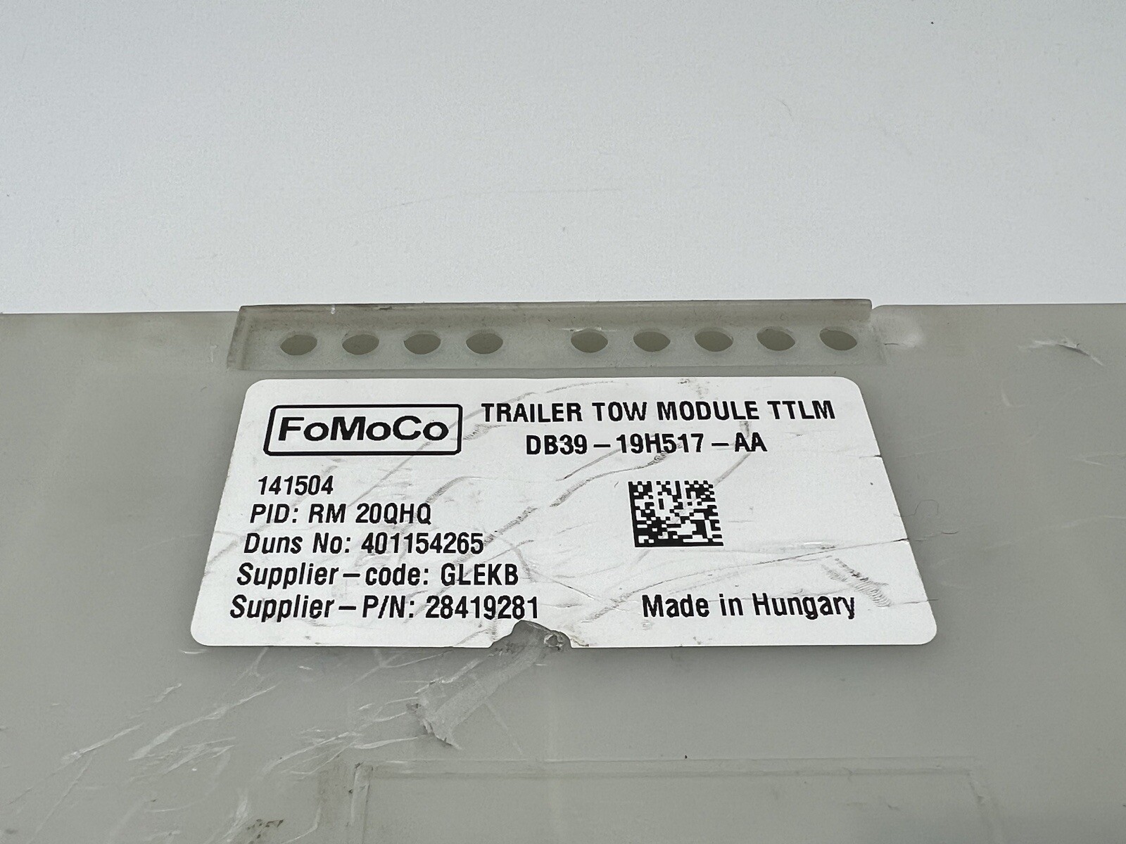 Ford Ranger Mk3 Trailer Tow Module DB3919H517AA 2012-2016 | eBay