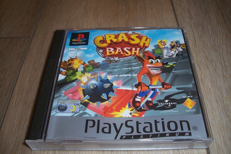CRASH BASH PS1 Game ( Original Pal UK ) ULTRA RARE PLATlNUM EDITION 1999 - MINT | eBay