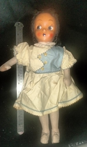 L@@k!! 1960’s CLOTH body LOOBY LOO Lou DOLL LONG LEGGED 15” sawdust | eBay
