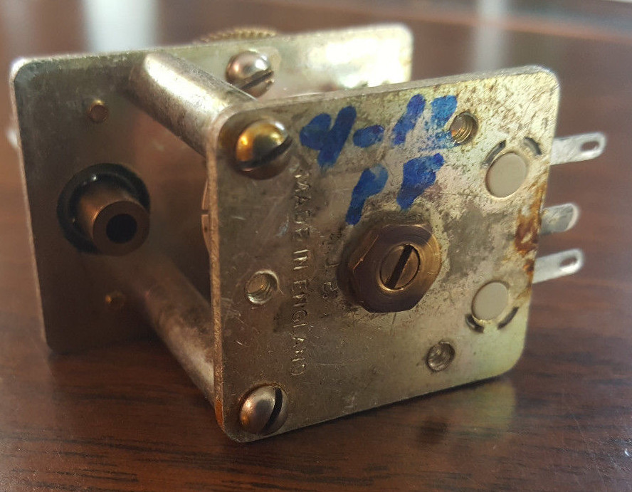 Variable Capacitor 6-12 pF -Vernier- gear drive-fine tuning - NOS -Made ...