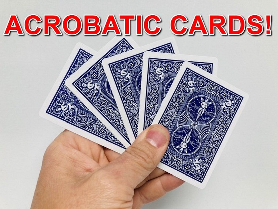 Acrobatic Cards Magic Packet Trick Bridge-sized Bicycle-backed Close-up ...