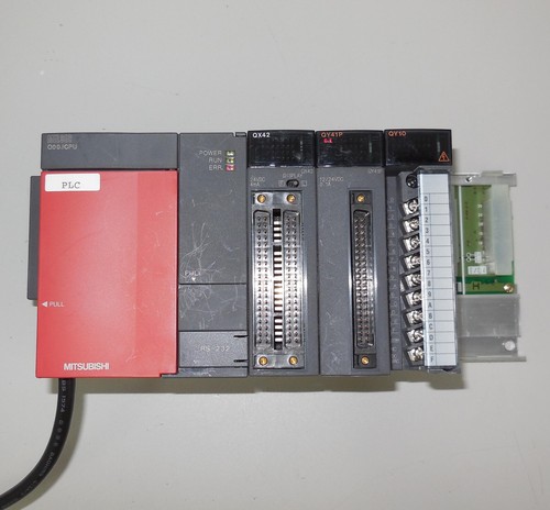 Mitsubishi Melsec-Q Q00JCPU QX42 QY41P QY10 PLC | eBay