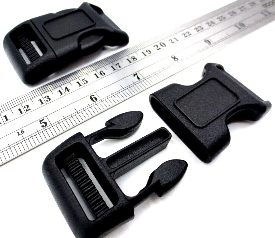 Backpack Strap Buckle Fits 25mm, 1" Wide Strap Webbing, Durable! Free ...